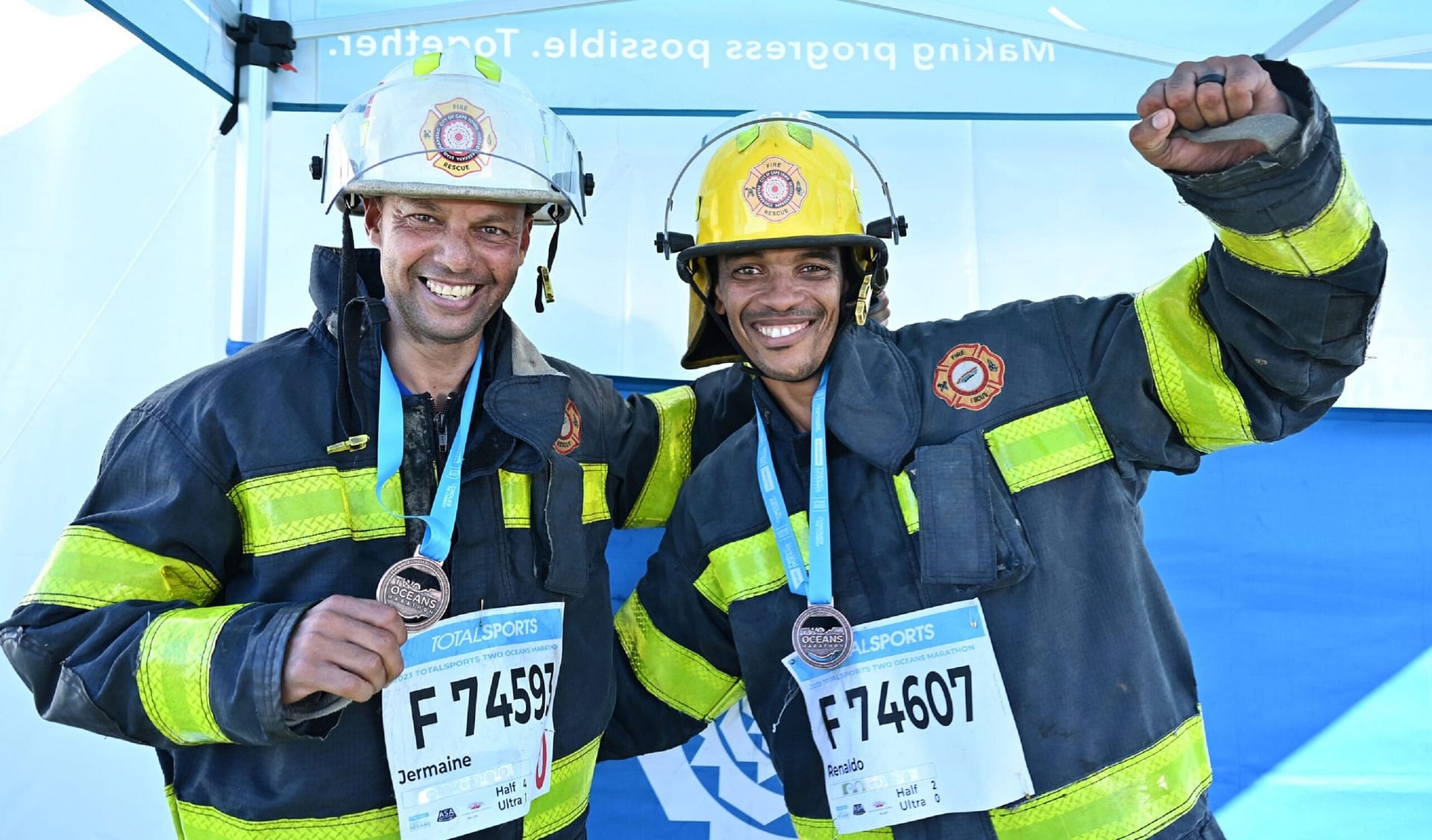 Firefighters run Two Oceans Marathon - Events Cape Town
